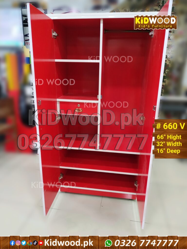 Kids Wardrobe 660v Tower – Kid Wood