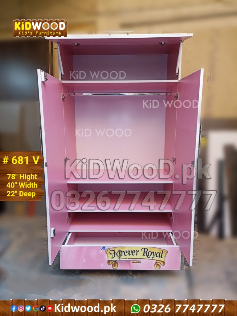 Kids Wardrobe 681v Sofia – Kid Wood